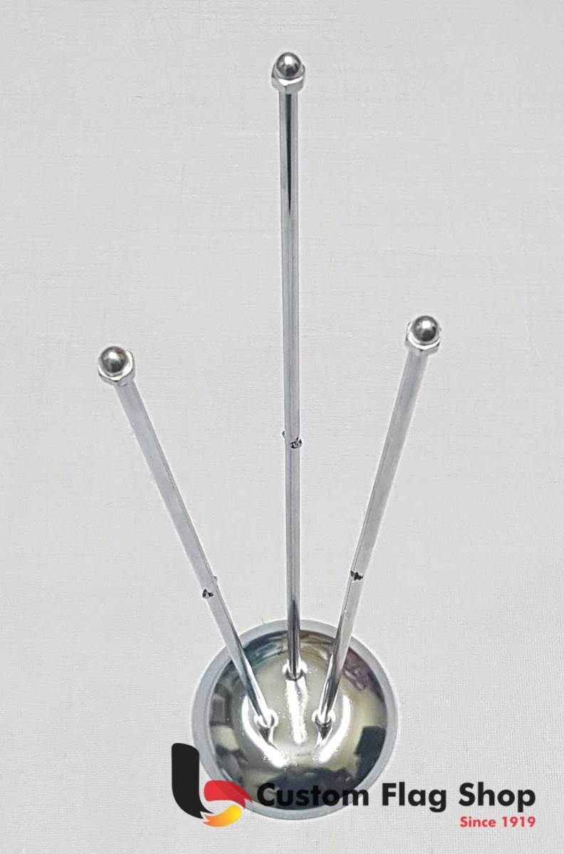 Table Flag Triple Pole Table Flag Triple Pole