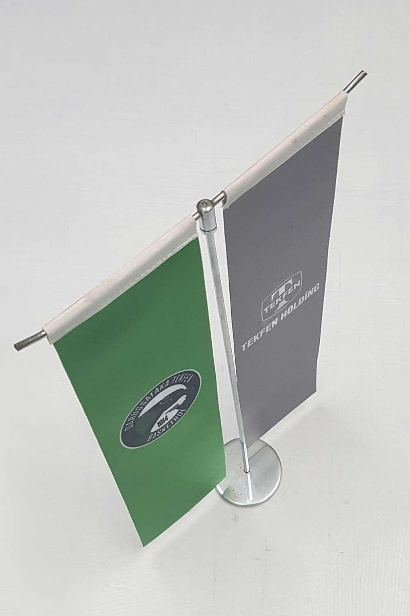 Table Flag T-Shape Pole